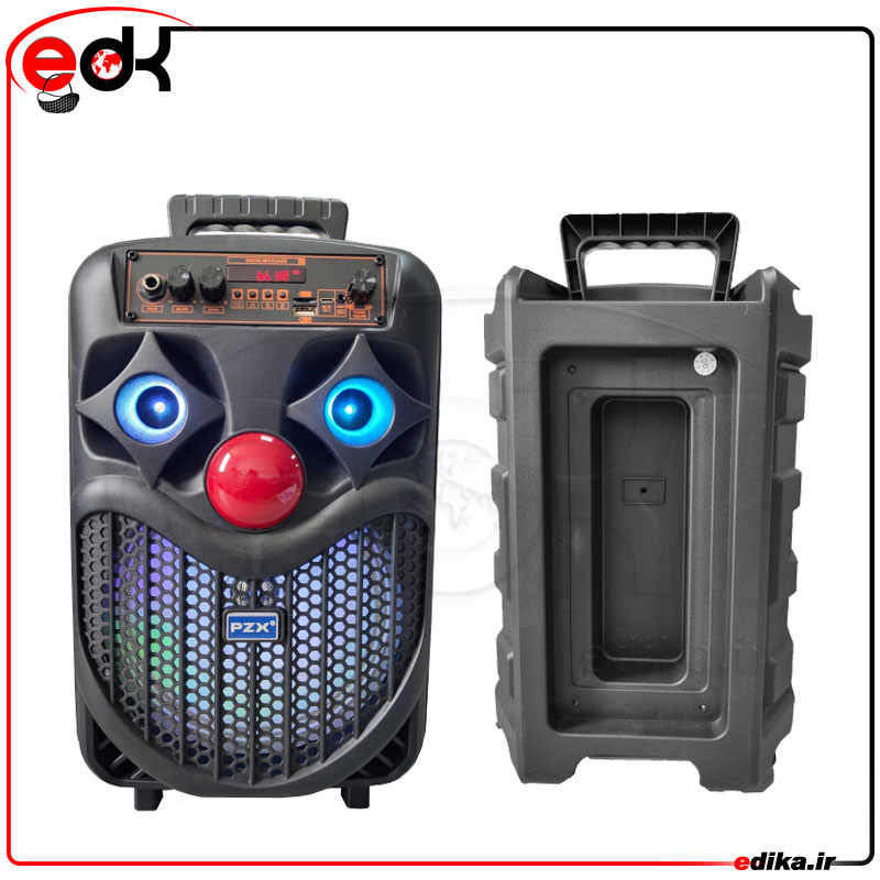 اسپيکر چمدانی 8 اينچ مدل NDR-p66 طرح دلقک - فروشگاه اینترنتی ادیکا