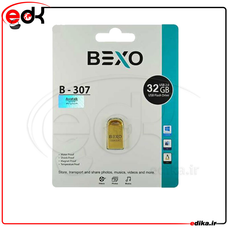 فلش 32 گيگ BEXO 307 - فروشگاه اینترنتی ادیکا